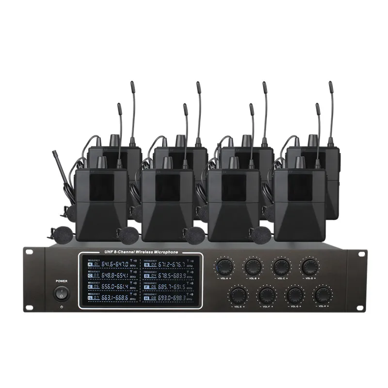 8-channel-cordless-conference-microphones-system-lecturer-mic-1-to-8 ...