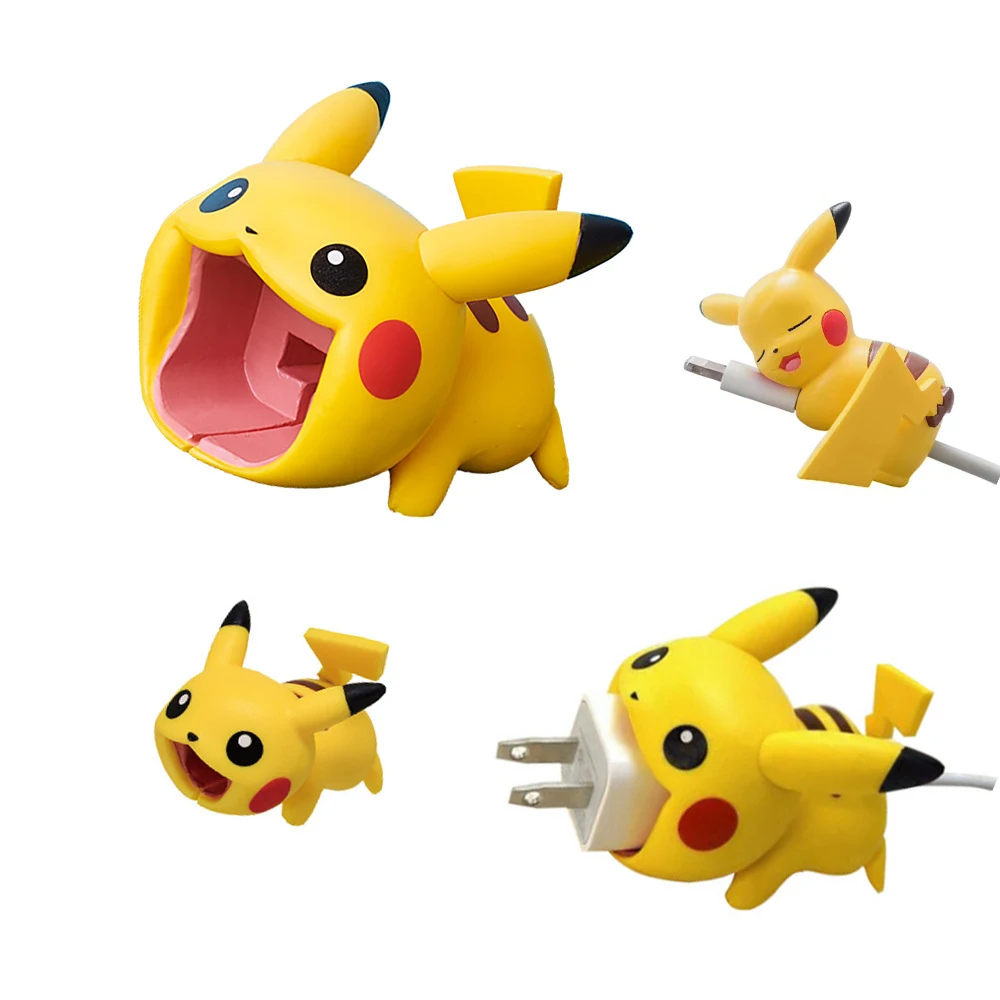 Pokemon-Anime-Game-Peripheral-Pikachu-Eevee-Psyduck-Adapter-Cable ...