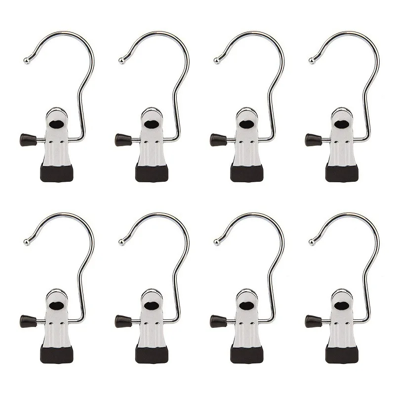 2PCS-lot-Stainless-Steel-Clip-Multifunctional-Hanger-Sock-Clip-S-shaped ...