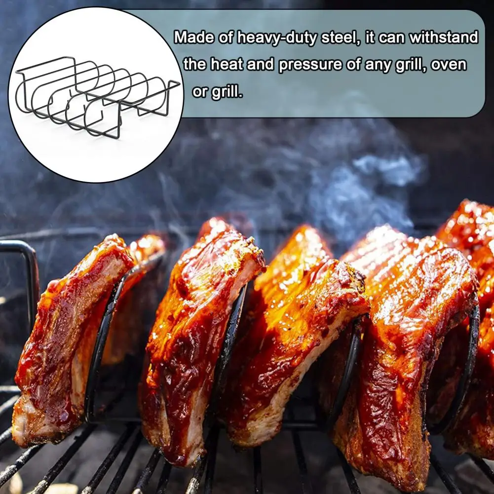 Rib-Cooking-Accessory-Stainless-Steel-Rib-Rack-for-Grilling-Bbq ...