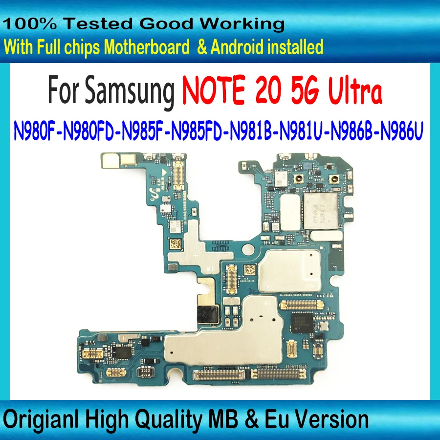 Unlocked-Logic-Board-For-Samsung-Galaxy-NOTE-20-Ultra-5G-N986B-N986U ...