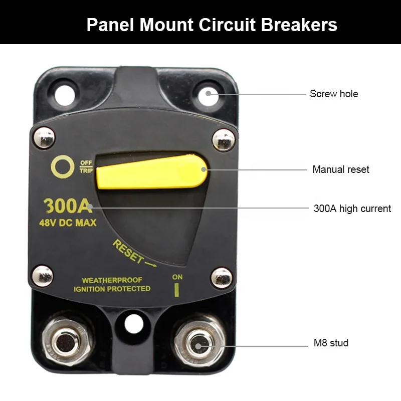 Panel Mount Circuit Breaker Fuse