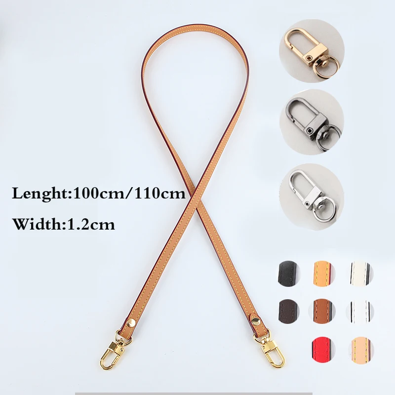 100cm 110cm Genuine Leather Bag Strap Women Handbag Belt Shoulder ...