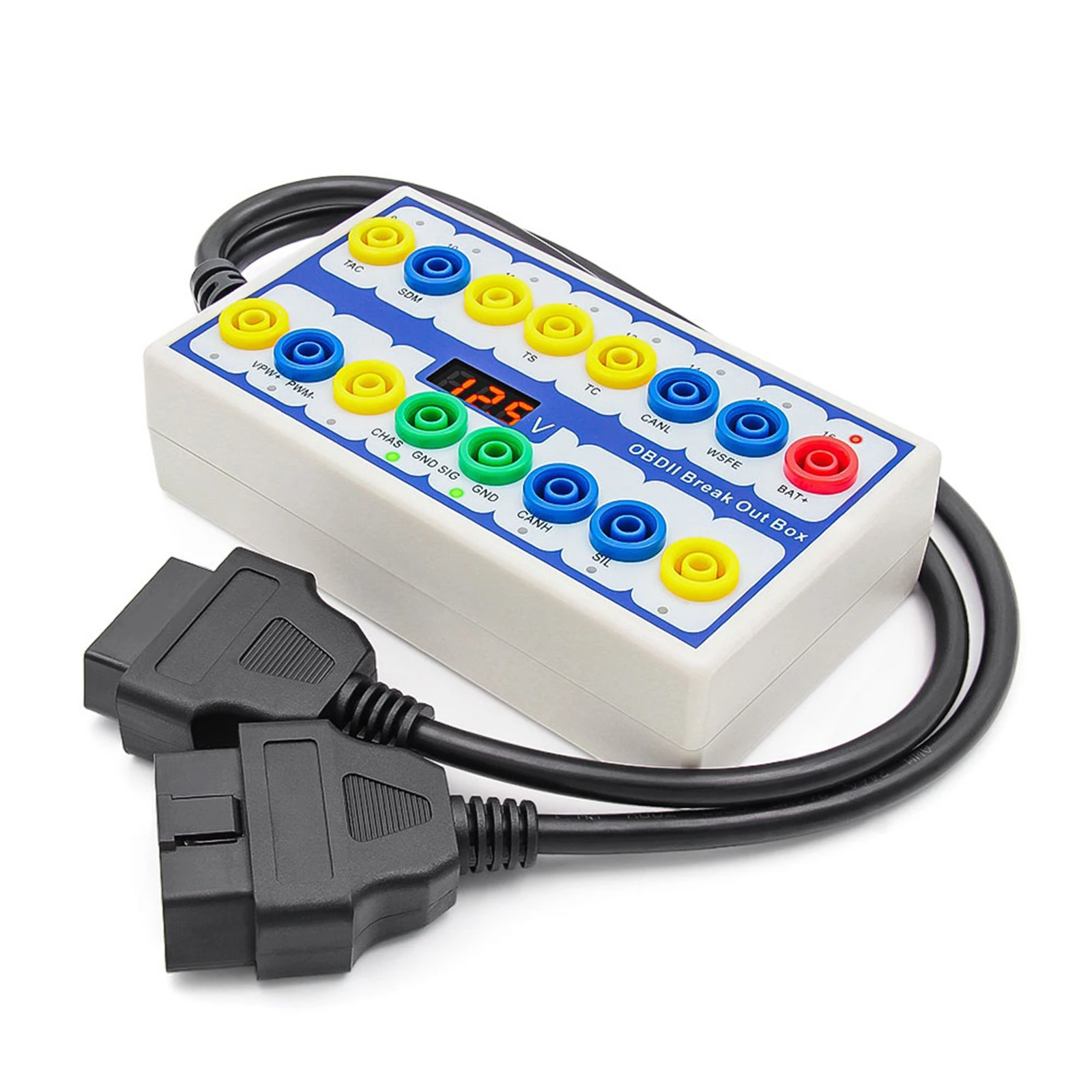 Obd2-16-Pin-Junction-Box-Break-Out-Box-Obdii-Protocol-Detector ...