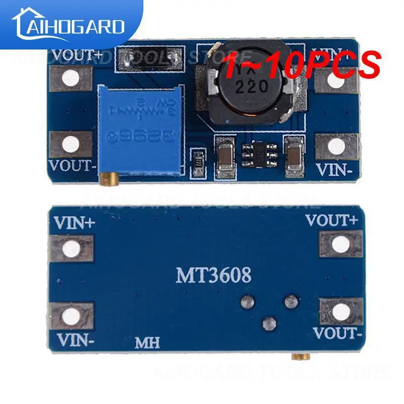 1-10PCS-DC-DC-Adjustable-Boost-Module-Feed-Converter-Voltage-Regulator ...