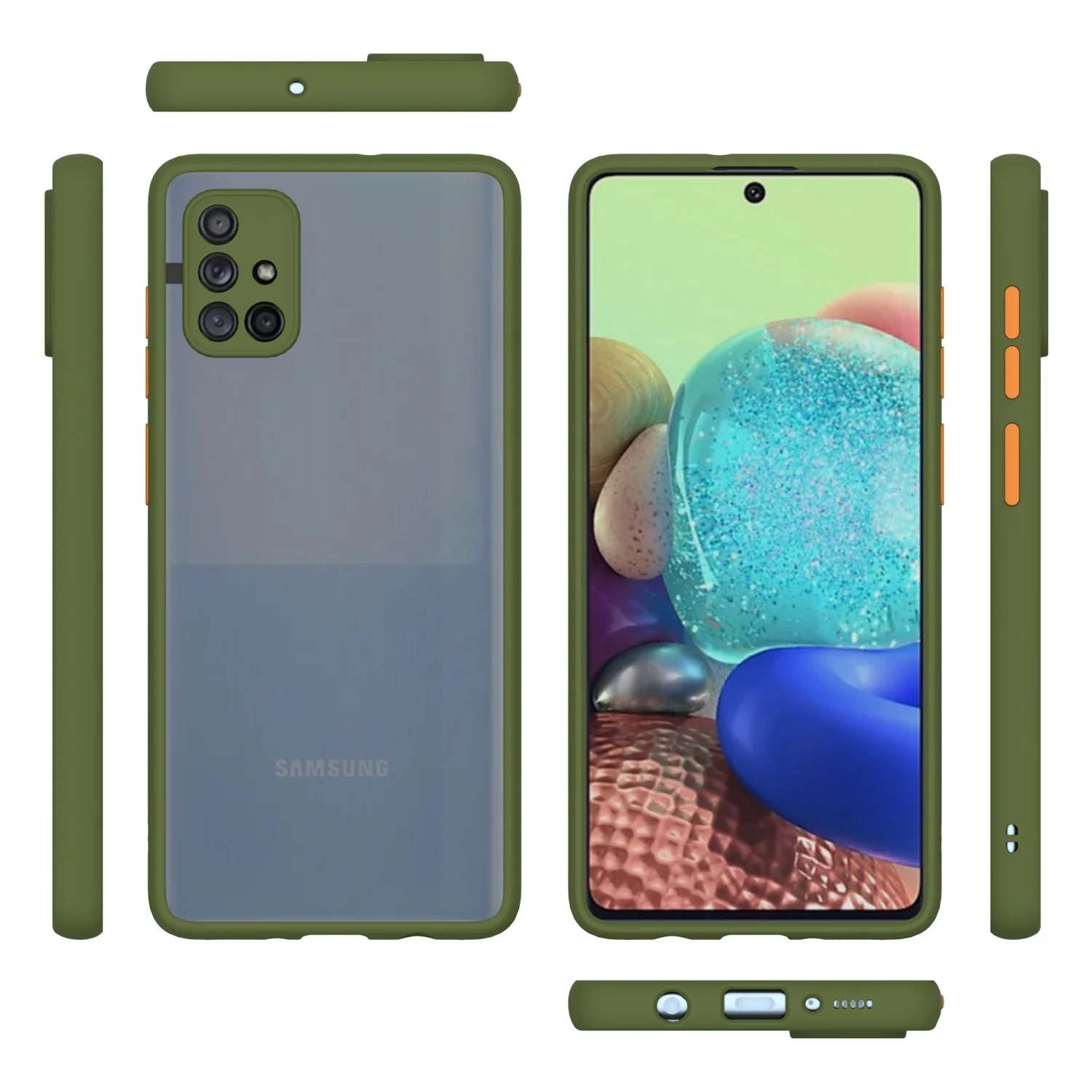 Premium Skin Feel Matte Translucent Phone Case - Durable PC TPU ...