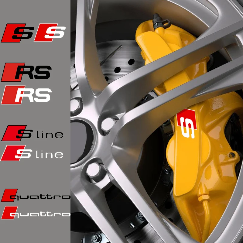 Car-Brake-Caliper-Sticker-Heat-Resistant-Decals-Auto-Accessories-for ...