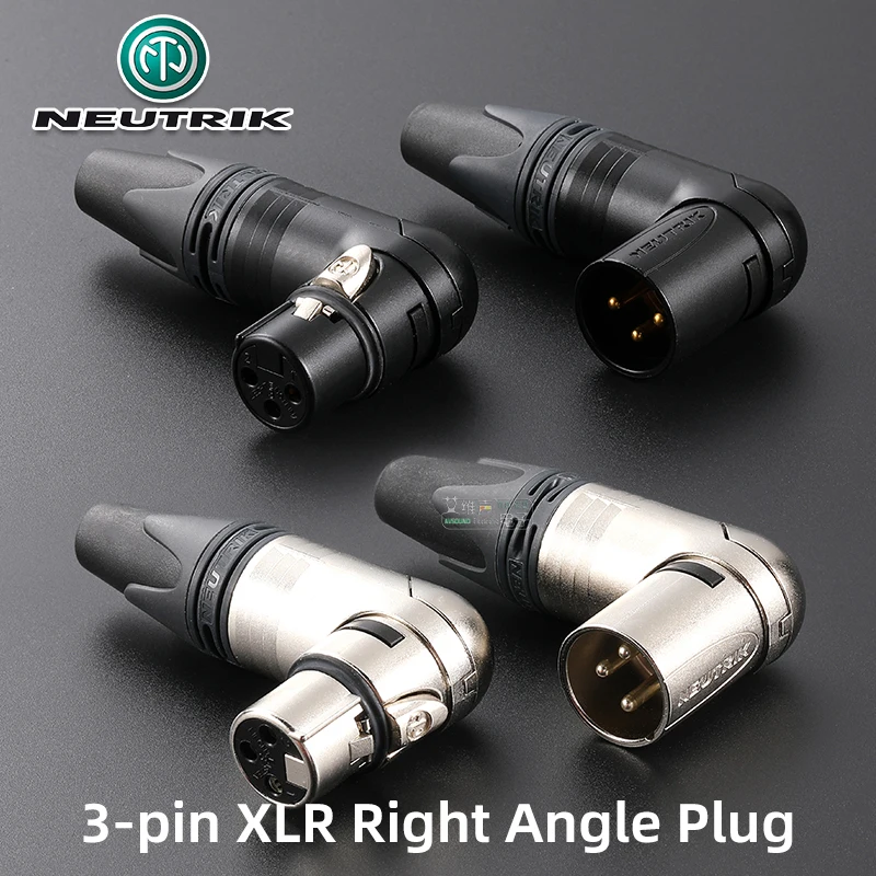 Neutrik-3-Pole-Right-Angle-Audio-XLR-Cannon-Signal-Balance-Cable ...