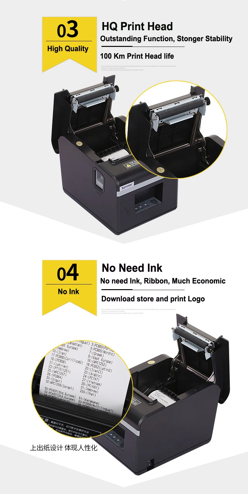 Impresora Térmica STP De 80mm Xprinter XP-T80a USB - El Punto de la ...