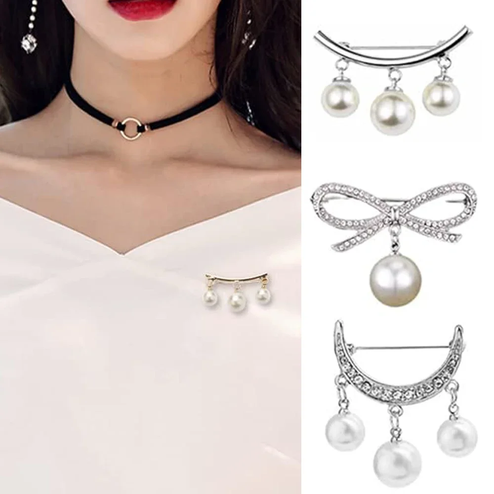 Women-s-Luxury-Special-a-grade-Brooch-Pearl-Bow-Lapel-Pins-Sweater-Anti ...