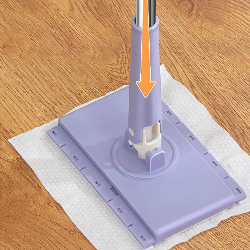 Automatic Face Towel Mop Cloth Clip Dust Removal Paper Dry Towel Floor ...