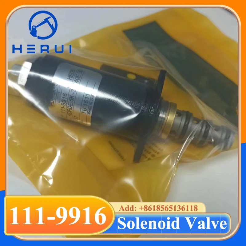 111-9916-121-1490-121-1491-Excavator-Hydraulic-Pump-Solenoid-Valve-for ...