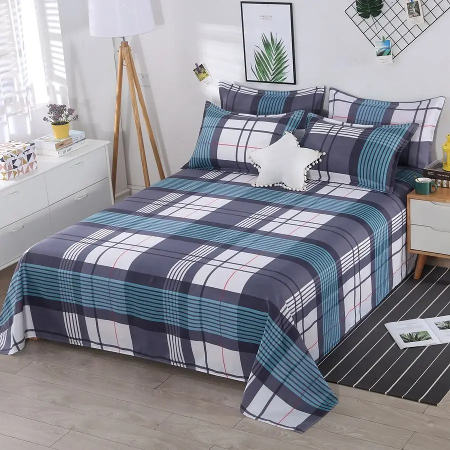 3pcs-Set-Home-Textile-Bed-Sheet-Set-with-Pillowcases-Cotton-Material ...