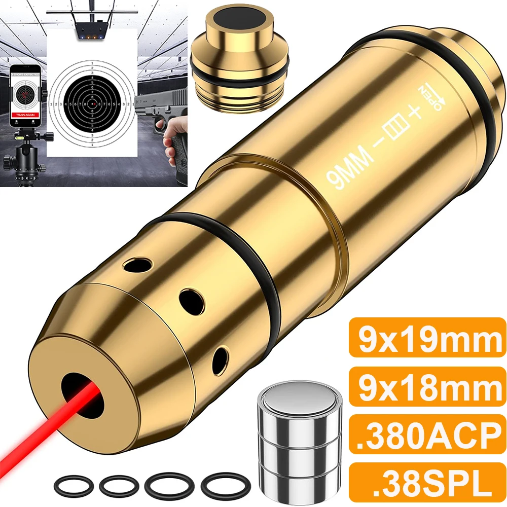 9mm Laser Training Cartridge Dry Fire Training System for 9x19 9x18 ...