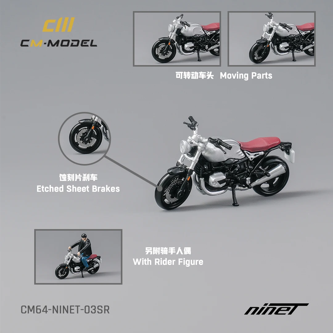 CMModel 1/64 Motorcycle NINET Diecast Model - AliExpress 26