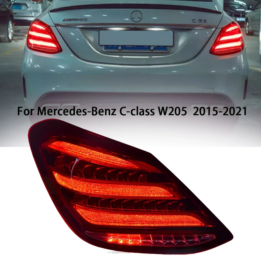 Car-Lights-for-Benz-W205-LED-Tail-Light-2014-2021-C180-C200-C260-C300 ...