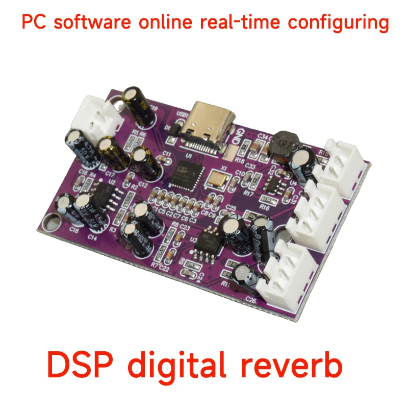 DSP-digital-reverb-Circuit-module-echo-voice-changer-EQ-howling-control ...