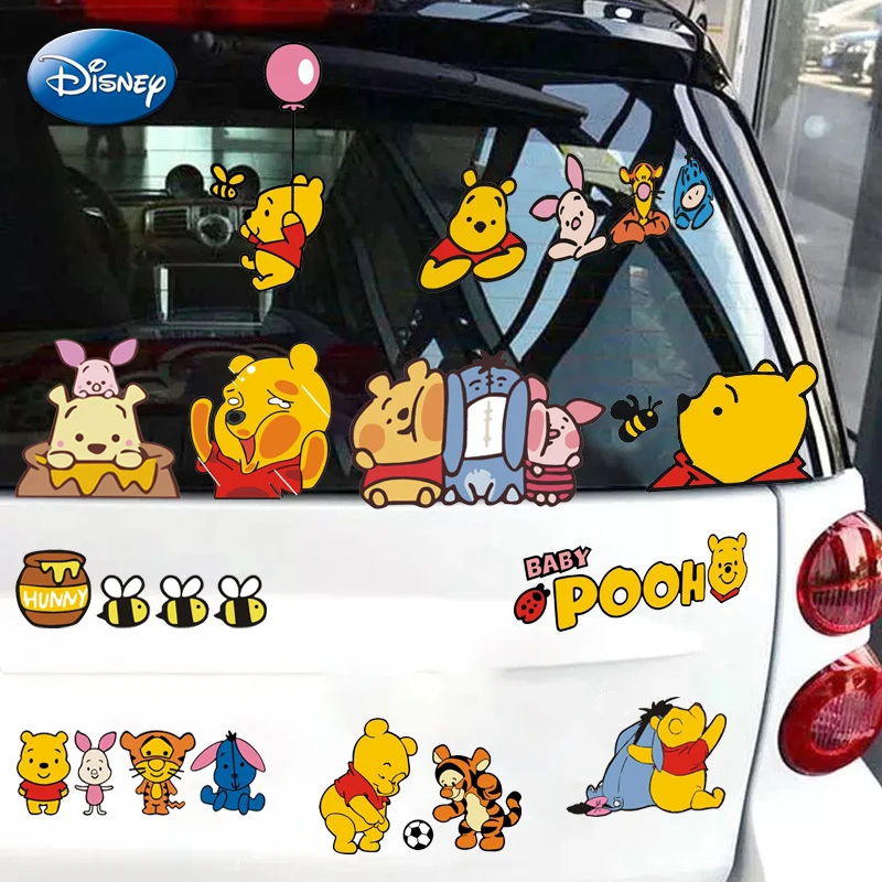 Disney-Winnie-The-Pooh-Car-Sticker-Kawai-Pooh-Auto-Window-Driving ...
