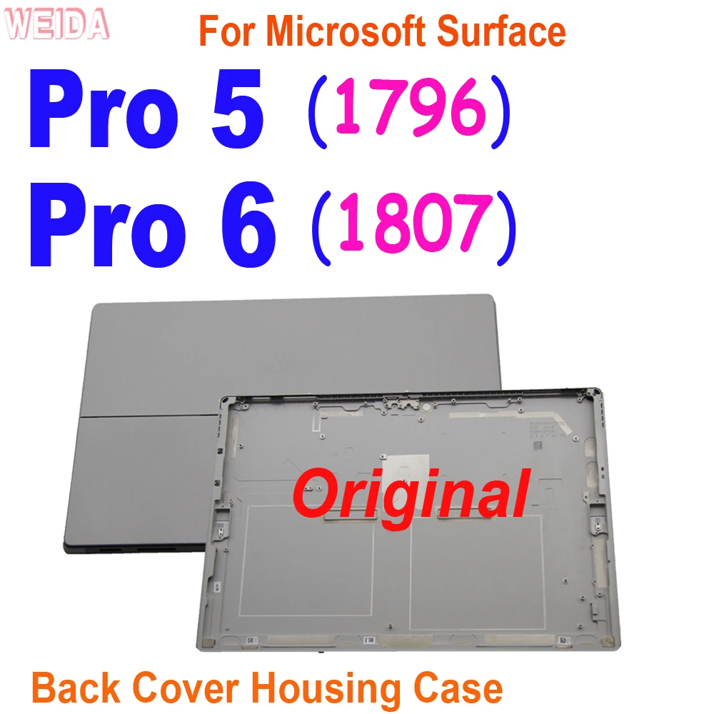 Original Back Case For Microsoft Surface Pro 5 1796 Surface Pro 6 1807 ...