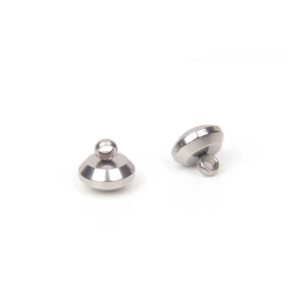 30pcs Stainless Steel round Water Drop Pendant Connection Chain ...