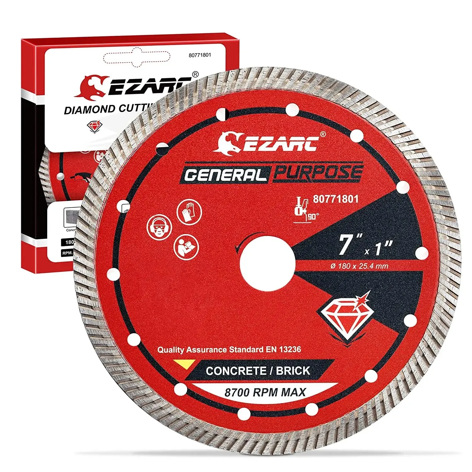 EZARC-7-Inch-Diamond-Blade-Turbo-Diamond-Saw-Blades-Stone-Blade-for ...