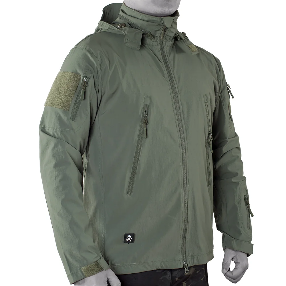 Men-Outdoor-Tactical-Softshell-Nylon-Jacket-High-Quality-US-Army-Thin ...