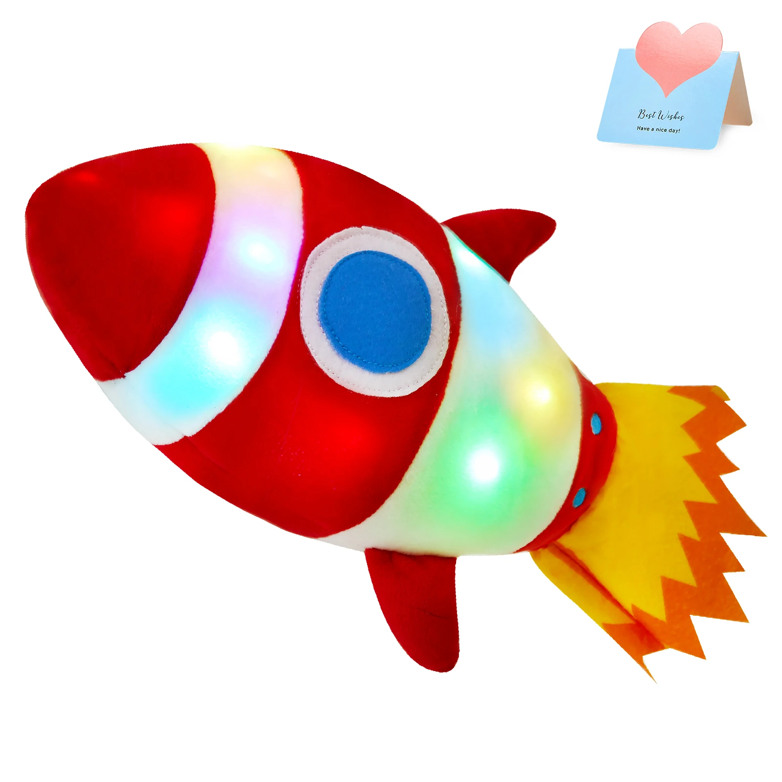 40cm-Light-up-Rocket-Doll-Plush-Toys-Sleeping-Pillows-Cute-Soft-PP ...