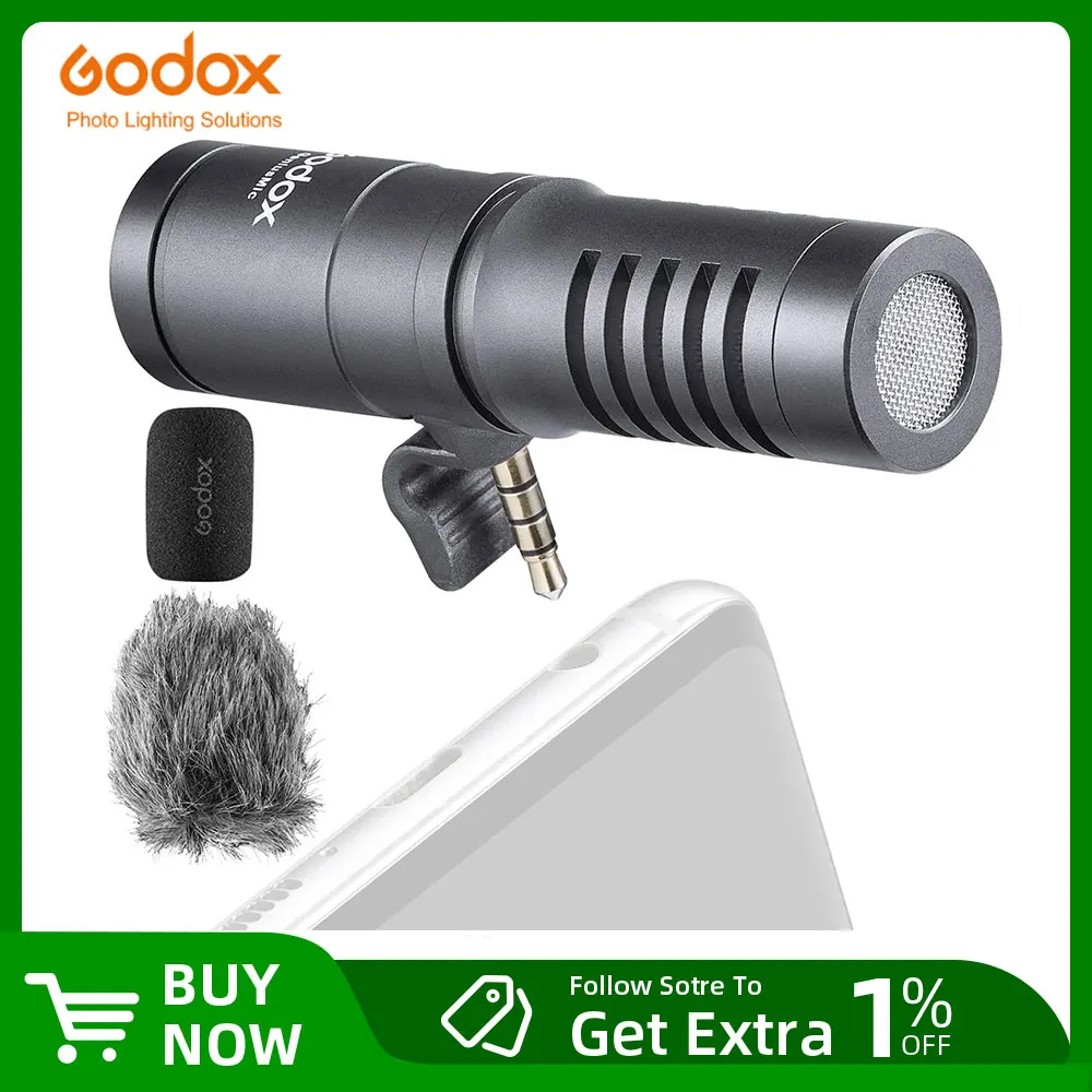 Godox-Geniusmic-3-5mm-UC-LT-Super-hearted-Direction-Microphone-Mobile ...