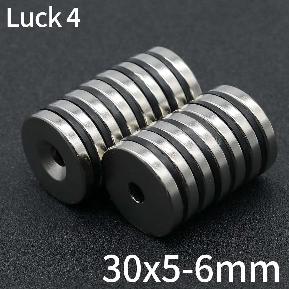1-2-5-10Pcs-Round-Magnet-30x5-6-mm-Neodymium-Magnet-N35-30x5hole6 ...