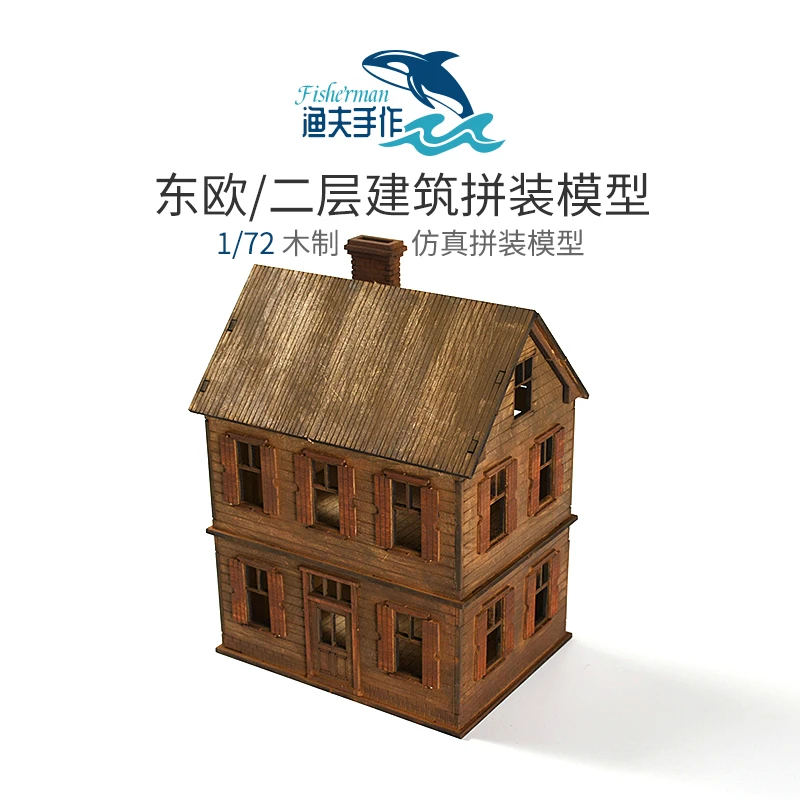 Wooden Assembly Model | Architecture/diy House/mininatures - 1 72 Floor ...