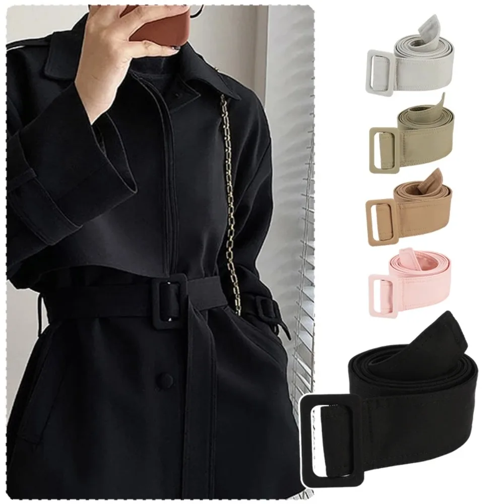 Fashion-Replacement-Overcoat-Waist-Belt-Solid-Color-Cotton-Jacket-Tie ...
