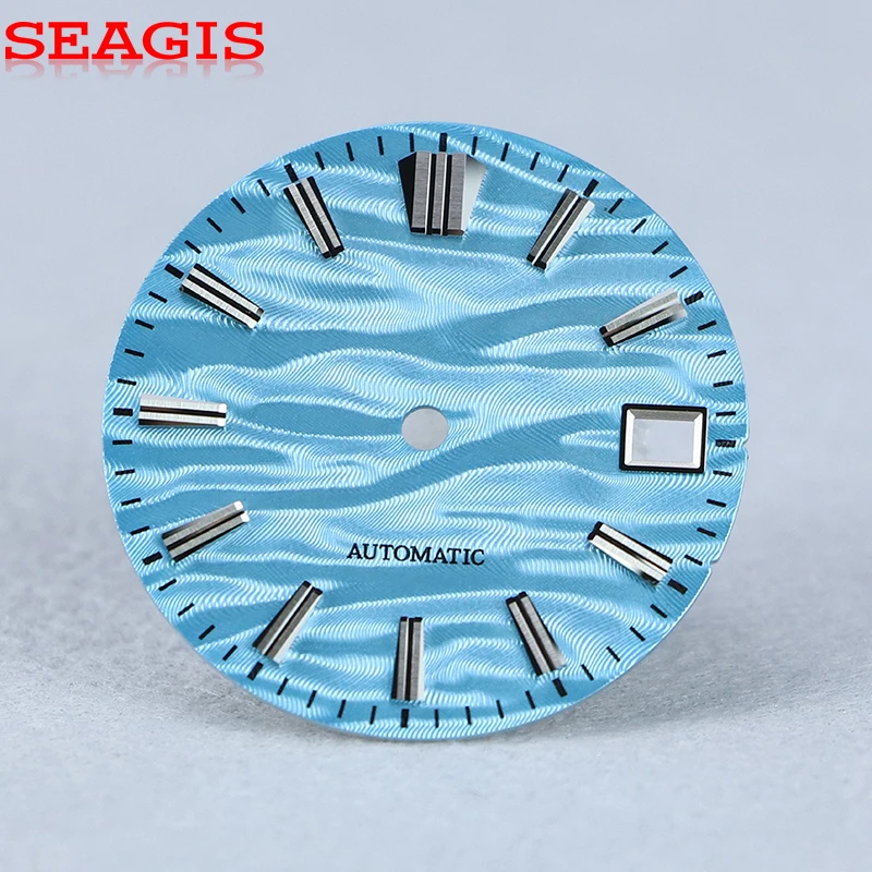 SEAGIS Guilloche Dial 28.5mm dial NH35/36 movement Mod No Logo Watch ...