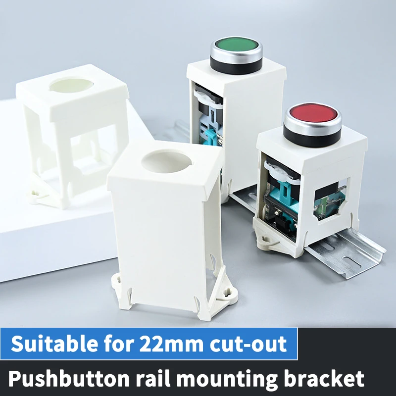 1PCS-Button-Signal-Light-Mounting-Rail-XB2-XB5-LA38-Slide-Rail-Bracket ...