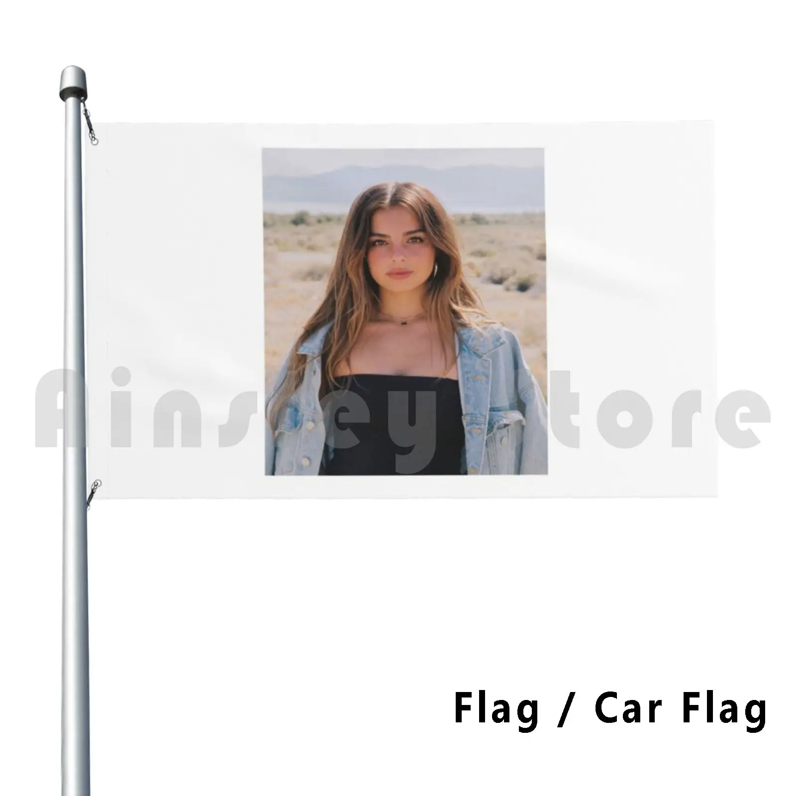 Addison-Rae-veste-en-Jean-noir-drapeau-de-voiture-dr-le-Youtube-fille ...