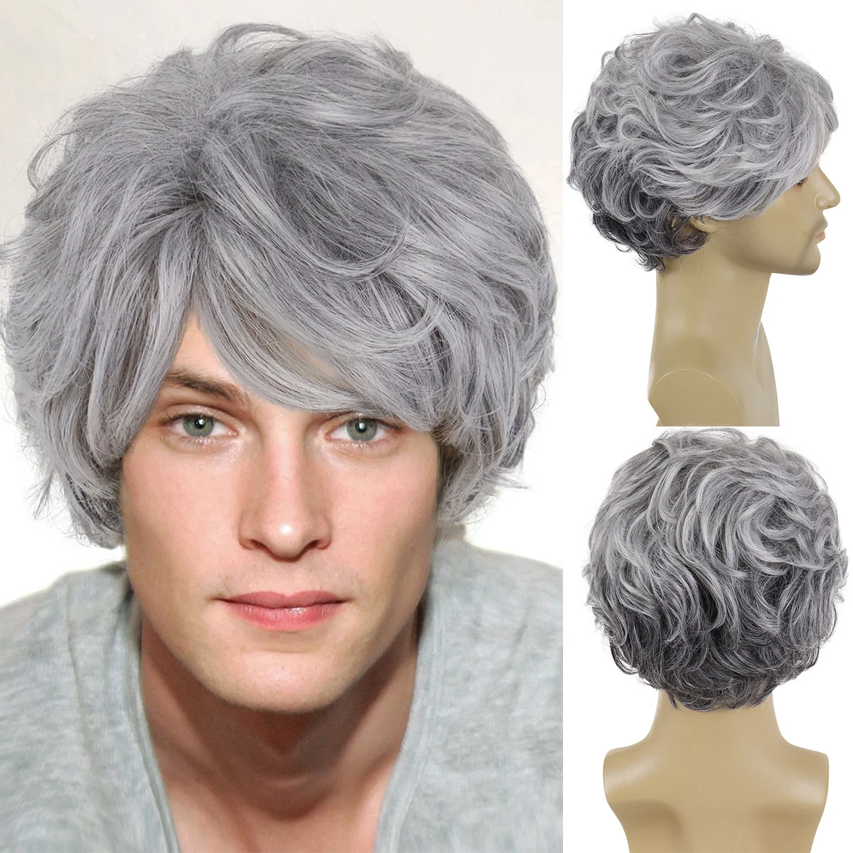 Synthetic hair wigs for men Archives - Hair.lk