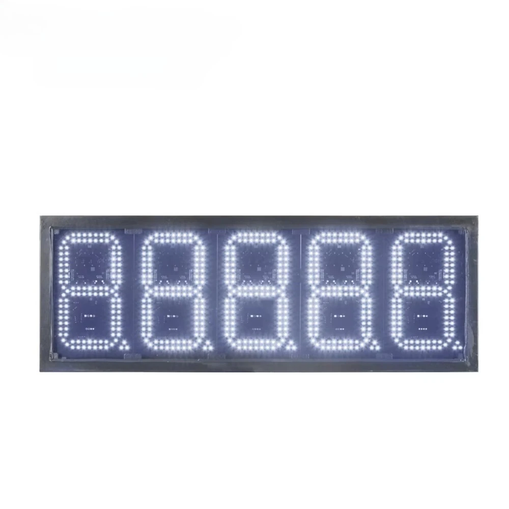Pantalla de precio de aceite LED de gasolinera americana, luces de ...
