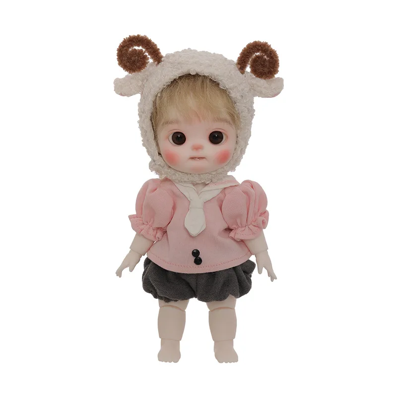 Bubble Doll BJD 1/8 WIth Mey Body Cute Round face baby Doll Fullset ...