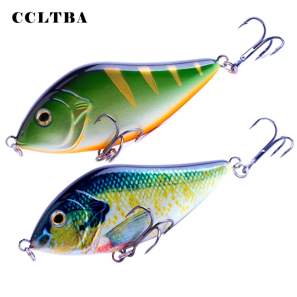 Sink Wobbler Jerkbait Lures Rattle | Fishing Lipless Crankbaits - 10cm ...