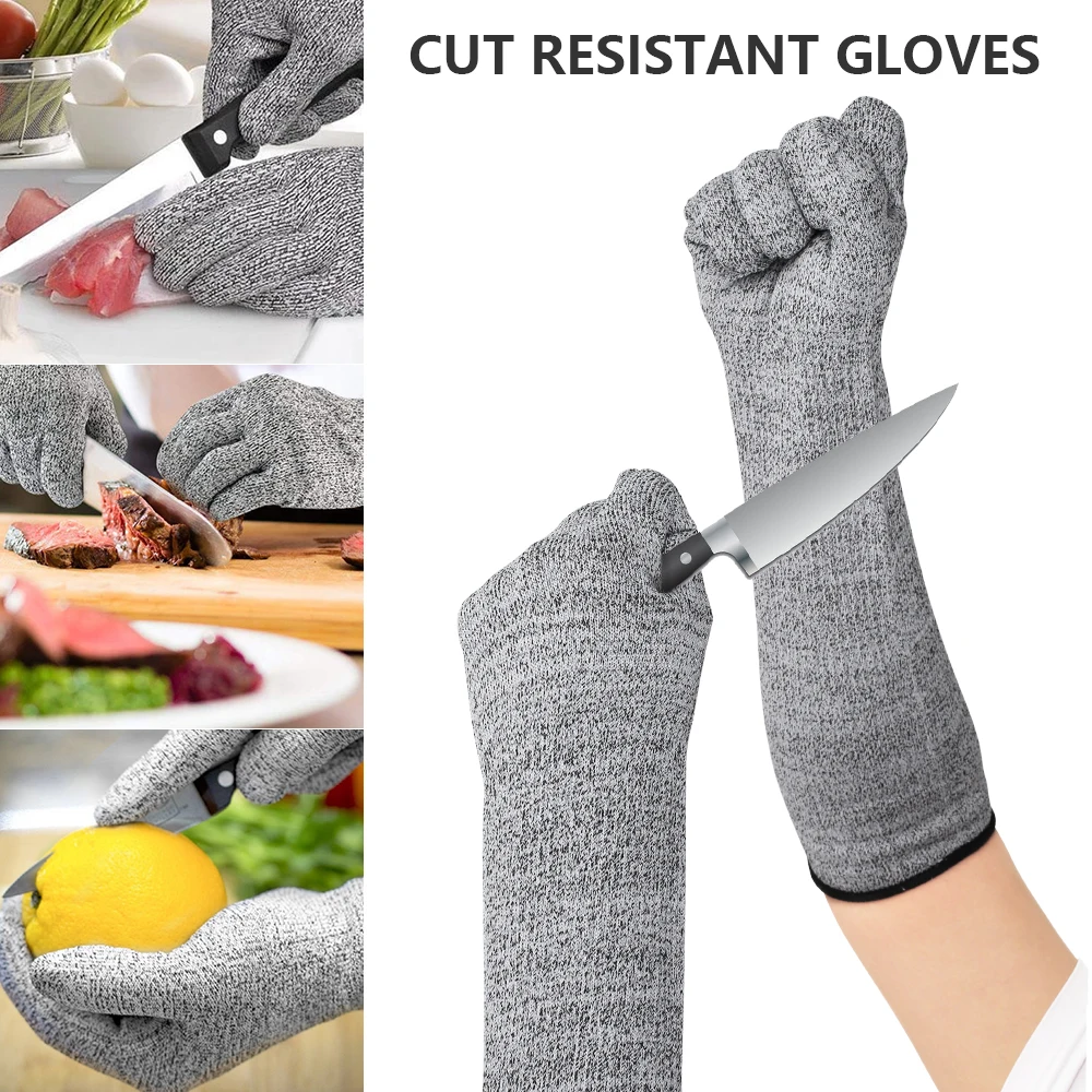 3/1Pair Scratch Resistant Gloves High-quality Fiber Knit Sleeves for ...