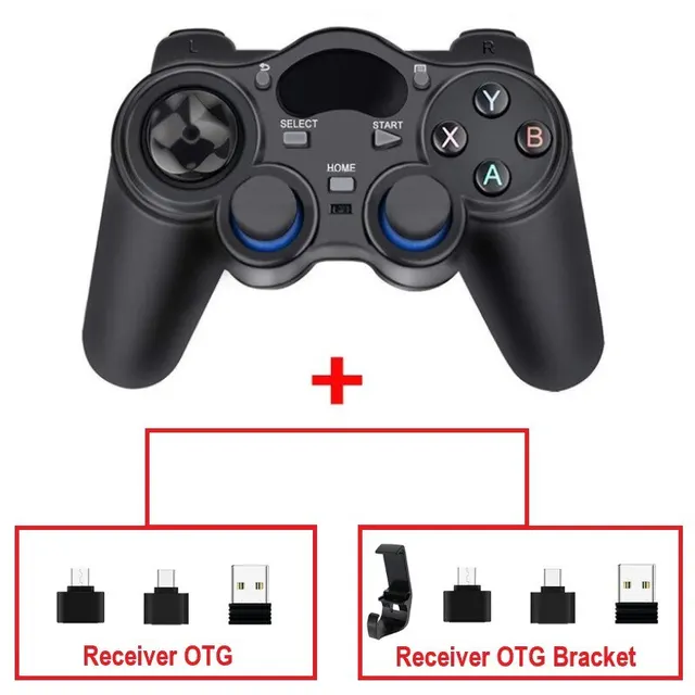 2.4G Controller Gamepad Wireless Joystick with OTG Converter for P3 ...