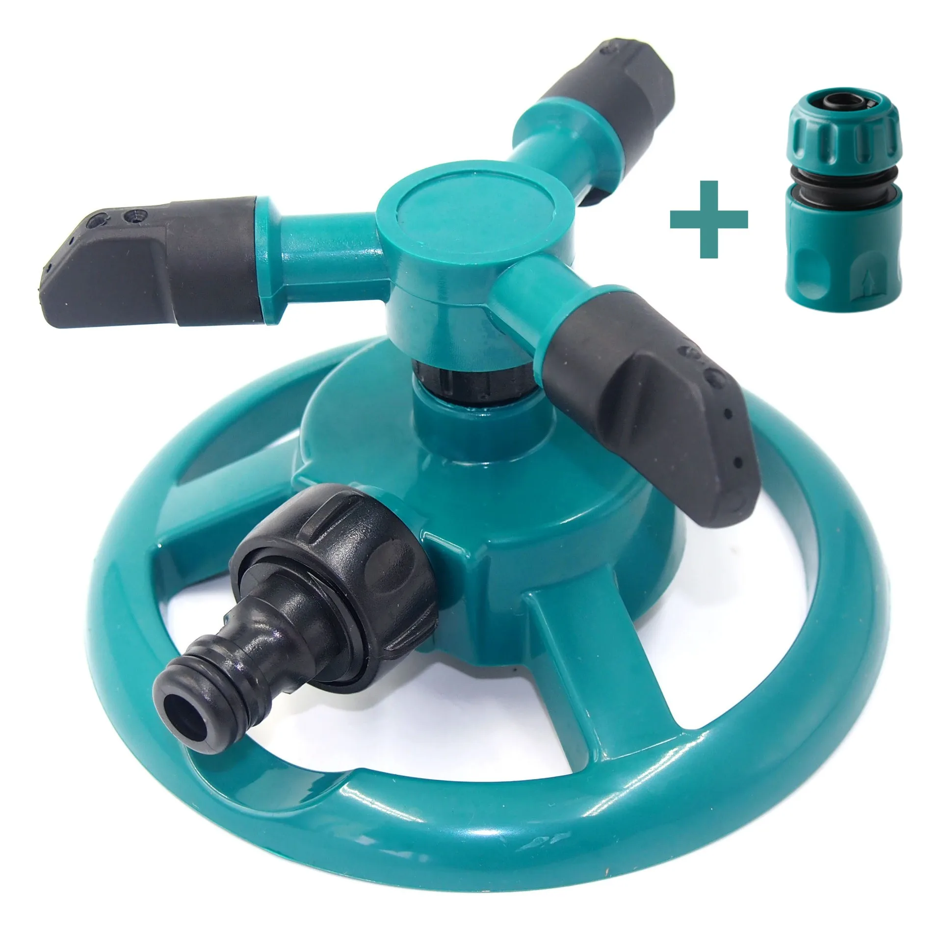 Garden Irrigation Sprinklers 360 Degree Rotating Water Sprayer 3 Arms ...