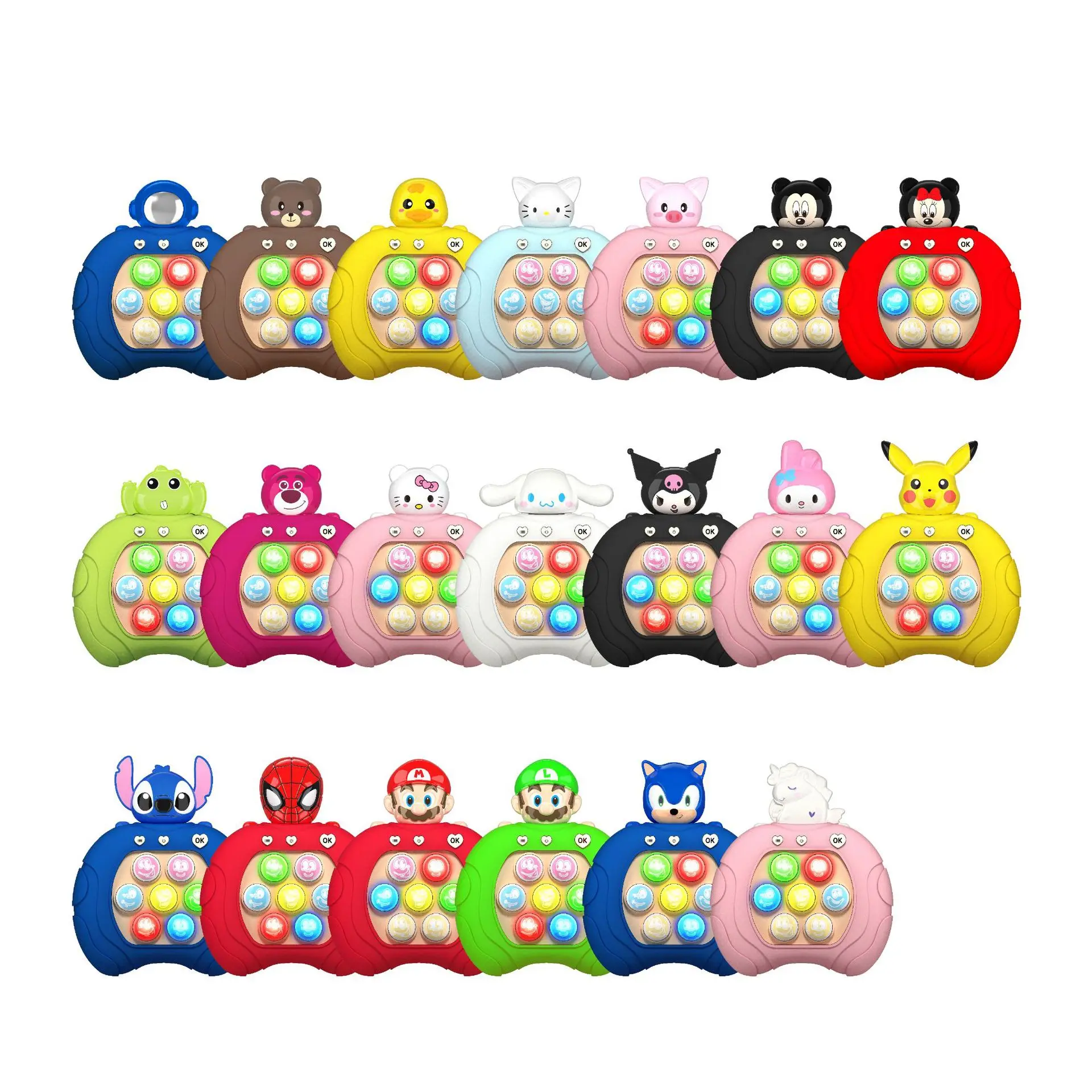 Disney-Stitch-e-Mickey-Game-Console-Para-Crisan-as-Quick-Push-Game ...