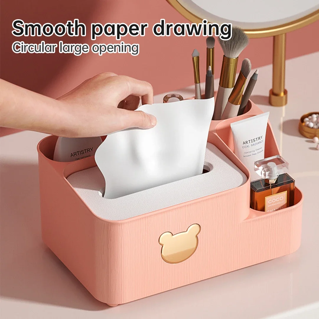 Tissue-Storage-Box-Living-Room-Desktop-Storage-Multi-function-Storage ...