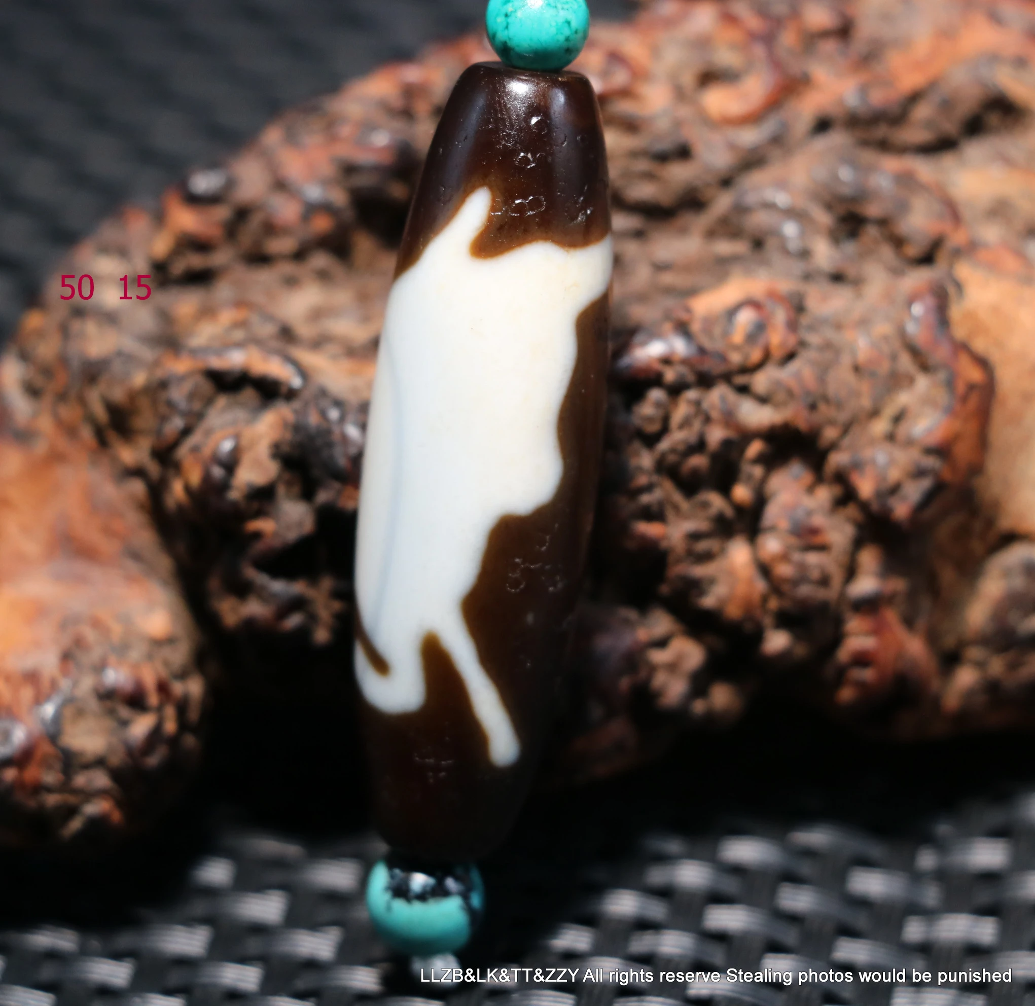 Unique Style ENERGY Tibetan Old Agate Zodiac Fortune Ox Token dZi Bead ...