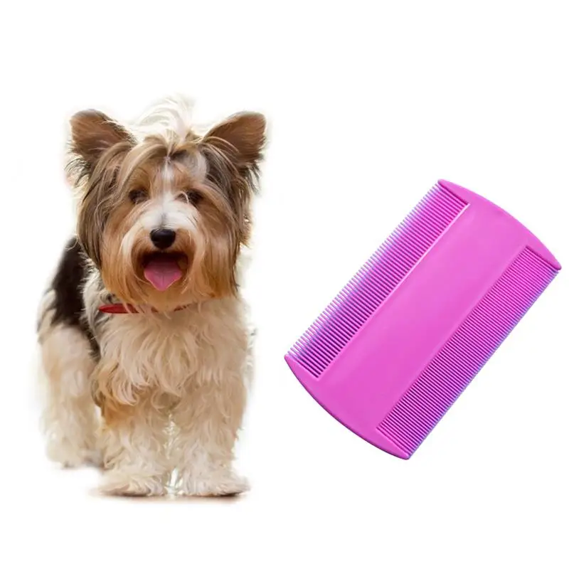 Double Sided Flea Head Lice Comb Protable Fine Tooth Head Lice Flea Nit ...