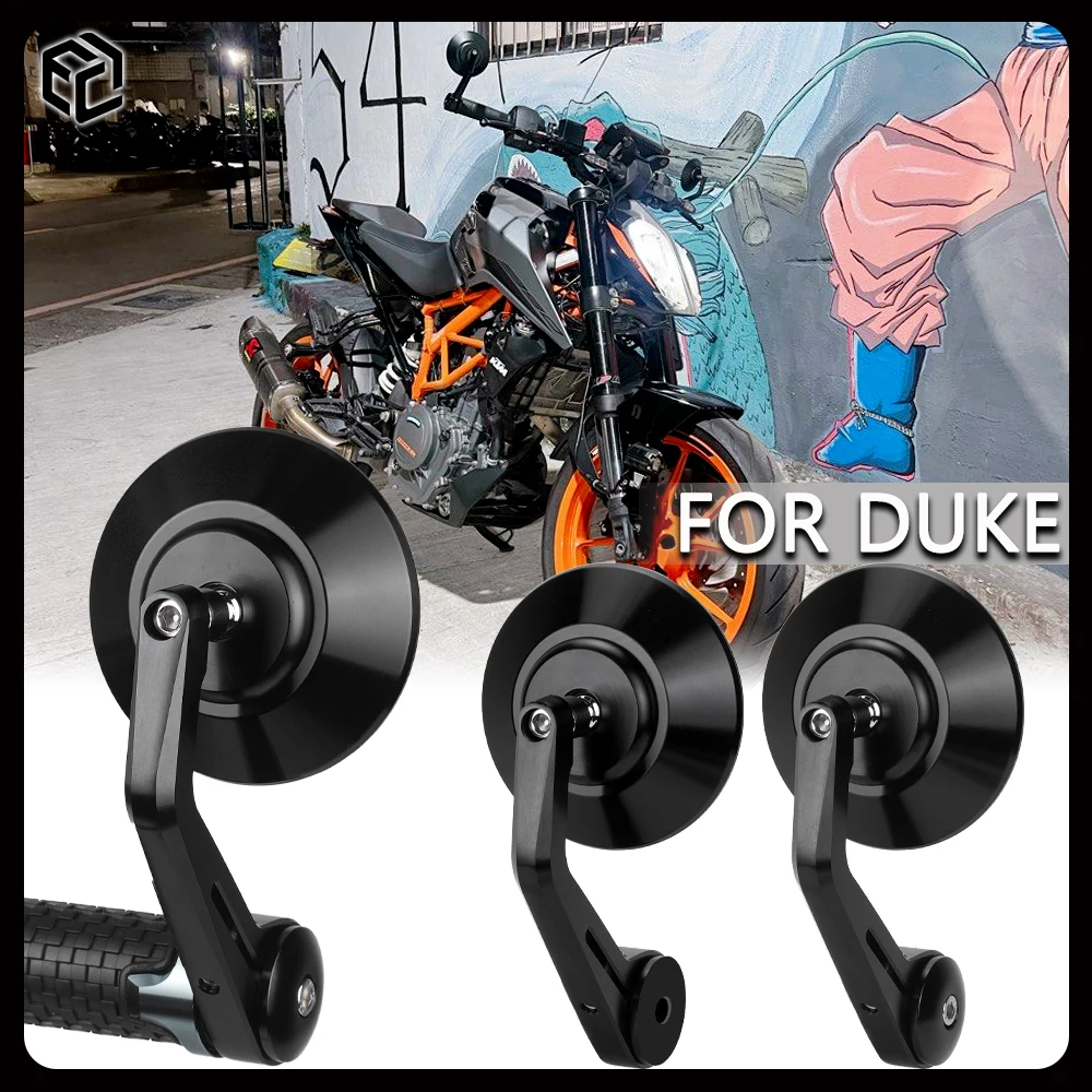 Aluminum Alloy Motorcycle Round Bar End Mirrors for KTM Duke 390 790 ...