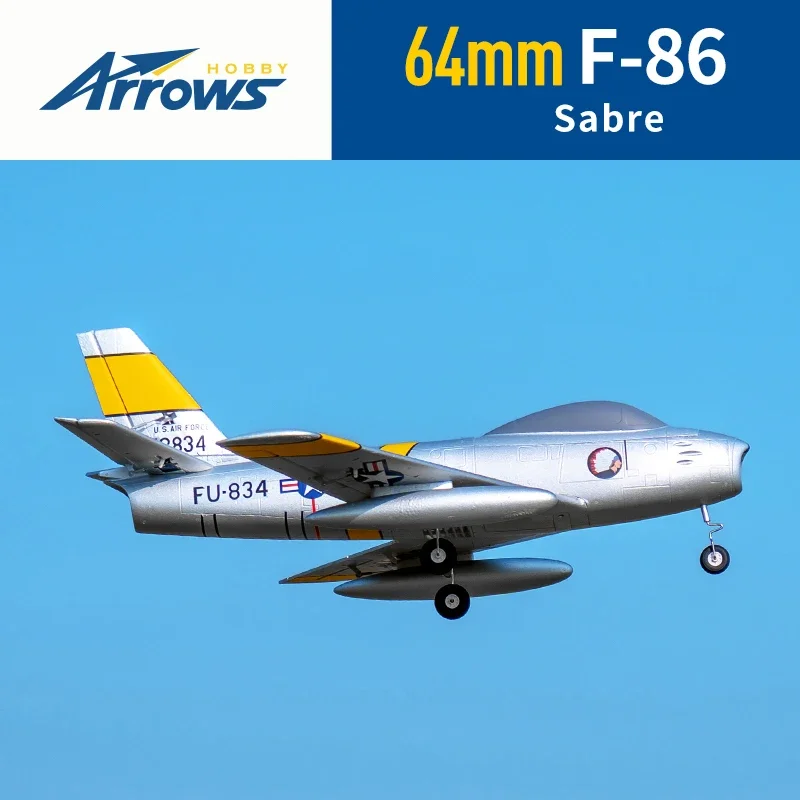 Blue-Arrow-64mm-Edf-Jet-F86-Sabre-Image-True-Channel-Model-Fixed-Wing ...