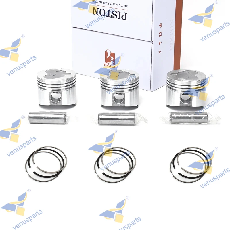 L3E-Piston-Pin-Clip-Kit-Piston-Rings-STD-76mm-For-Mitsubishi-76-2HK-2 ...