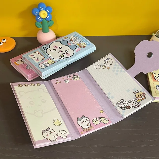 Chiikawa Sticky Notes 60 Sheets Tearable Long Notepad - Chiikawa Plush