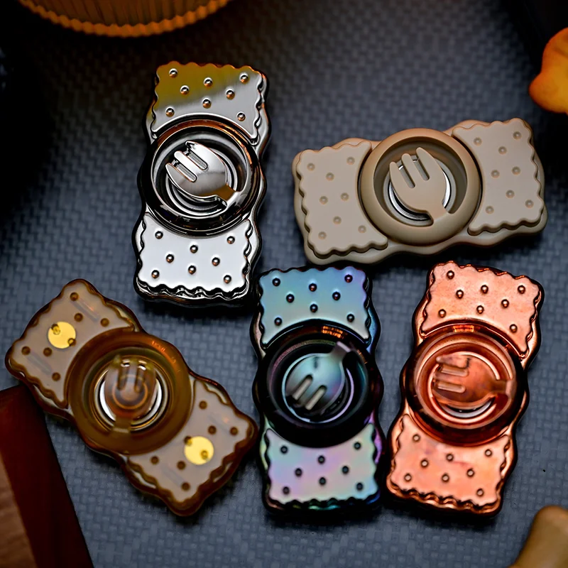 Creative Soda Cracker Hand Spinner Exquisite Metal EDC Fidget Spinner ...